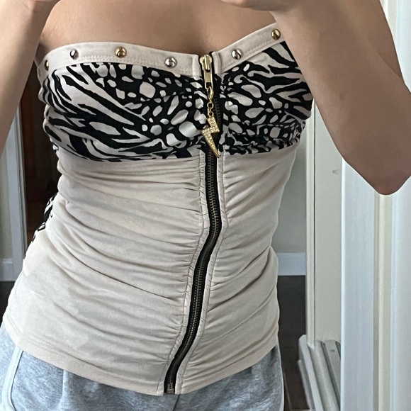D.I.A | Tops | Rare Gyaru Dia Zipper Top With Open Back | Poshmark